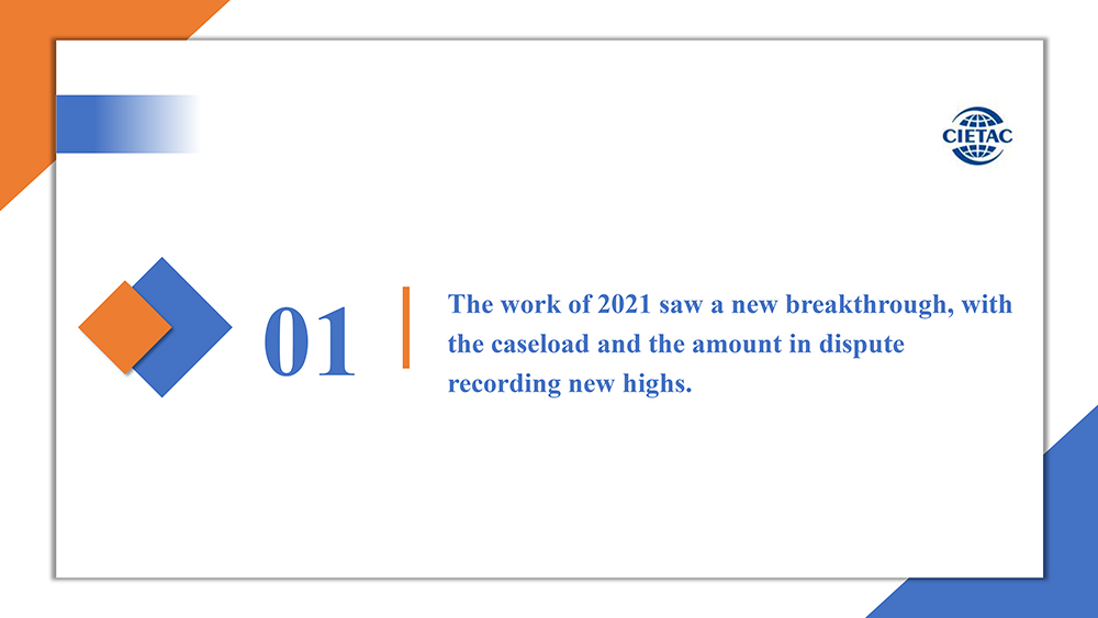 CIETAC 2021 Work Report (PPT)-CIETAC